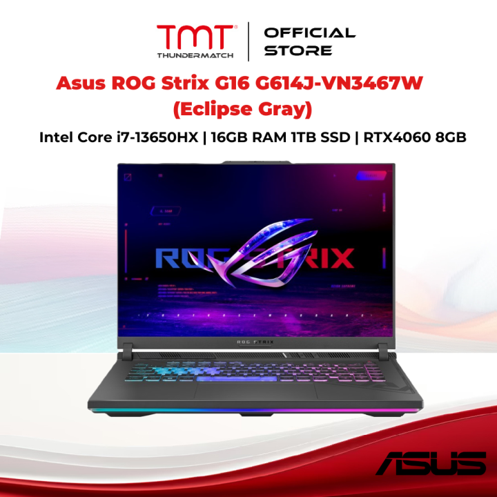Asus ROG Strix G16 G614J-VN3467W Gaming Laptop (Eclipse Gray) | i7 ...