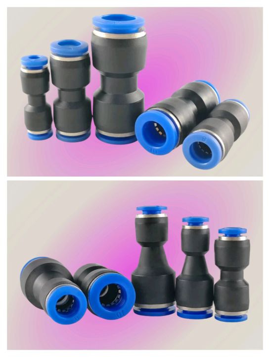 Air Pneumatic Hose Tube Straight Connector OD 4mm 6mm 8mm 10mm 12mm ...
