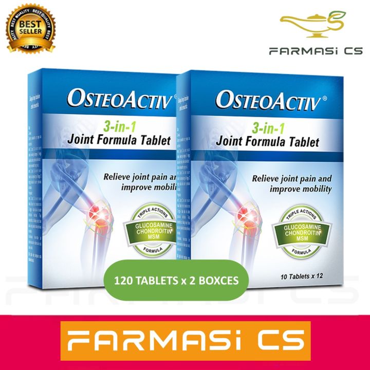 Osteoactiv 3-in-1 Joint Formula Tablet 120 x 2 Boxes (TWIN) EXP:12/2025 ...
