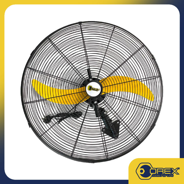 OREX HEAVY DUTY INDUSTRIAL FAN TWIN BLADE, WALL MOUNT TYPE, 26" (NOT ...