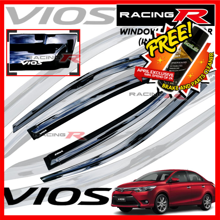 Toyota Vios Superman 2014 to 2018 OEM / INJECTION Window Door Visor ...