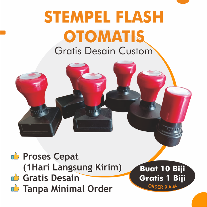 Stempel Flash Otomatis | Lazada Indonesia