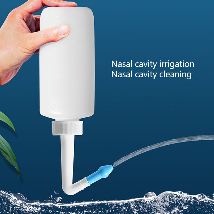 Sinus Rinse Bottle LDPE 2 Nozzles Clear Scale Sinus Rinse Irrigation ...