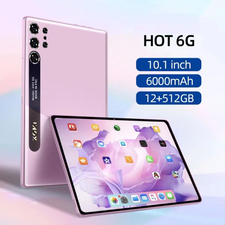 Tab SHOT 6G Tablet Android 5G/WiFi Tablet 12GB+512GB 6000mAh Battery10 ...