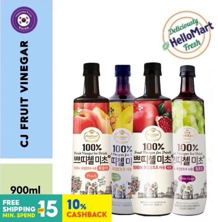 【GW】【Korea CJ】韩国CJ水果醋 Fruit Vinegar Drinks Peach/Pineapple/Pomegranate ...
