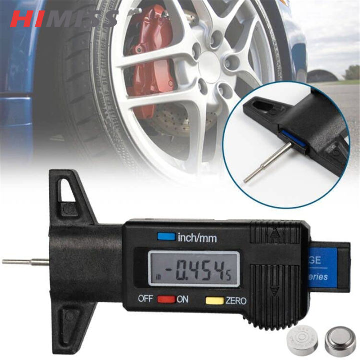 HIMISS Tire Surface Depth Gauge Auto Tire Wear Detection Measure Tool ...