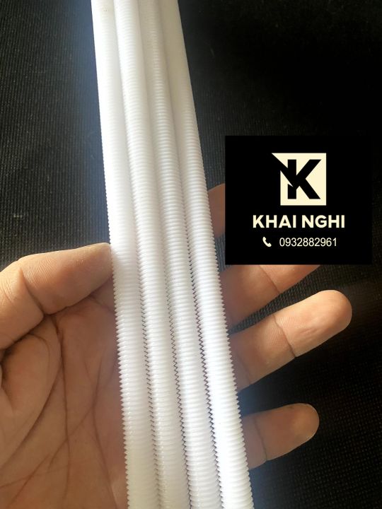 Ty ren nhựa không dẫn điện dùng trong khu vực xi mạ hóa chất ren hệ met ...