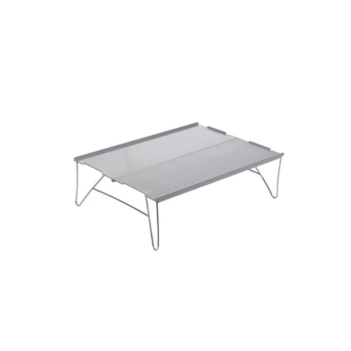FOLDABLE TABLE Camping Table Outdoor Picnic Table Lightweight Aluminum ...