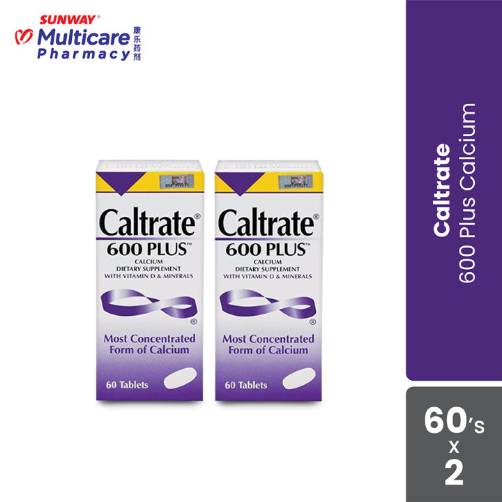 Caltrate 600 Plus Tablets 60s x2 | Lazada