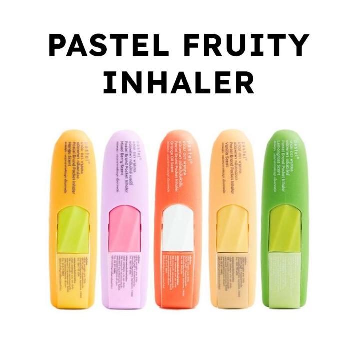 Pastel Fruity Scent Pocket Inhaler 2 in 1 with Essential Oil | Lazada PH