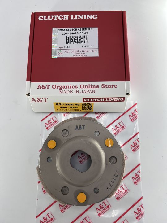 2DP A&T Clutch Lining Assembly for Yamaha Nmax v1 v2 / Aerox v1 v2 - Made in Japan | Lazada PH