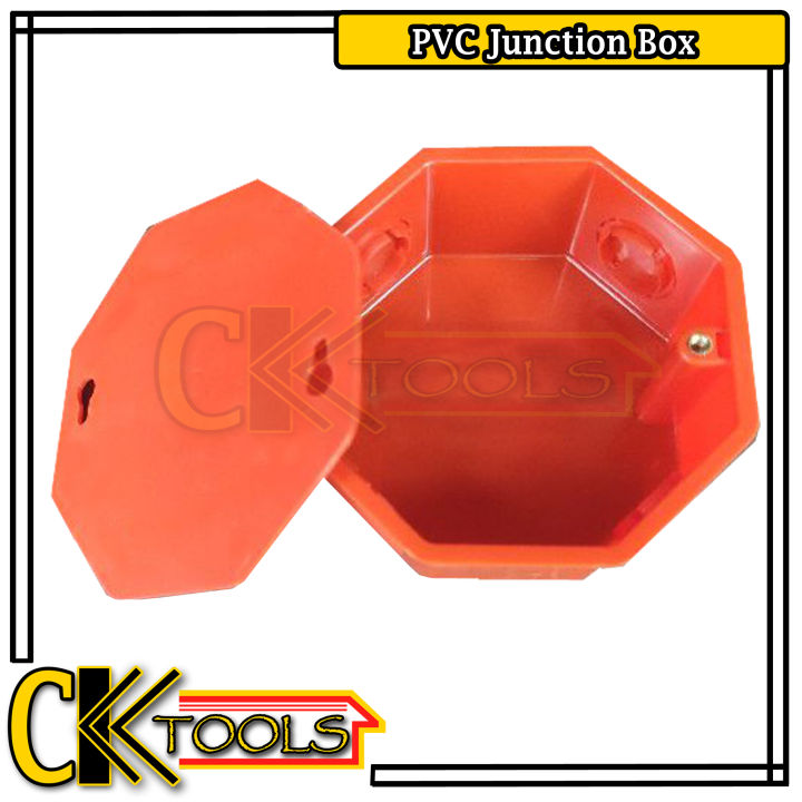 ORANGE ELECTRICAL PVC JUNCTION BOX WITH COVER | Lazada PH