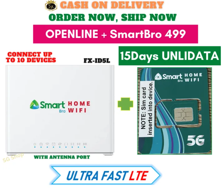 SMART PREPAID HOME WIFI LTE ADVANCE EVOLUZN FX-ID5L | Lazada PH