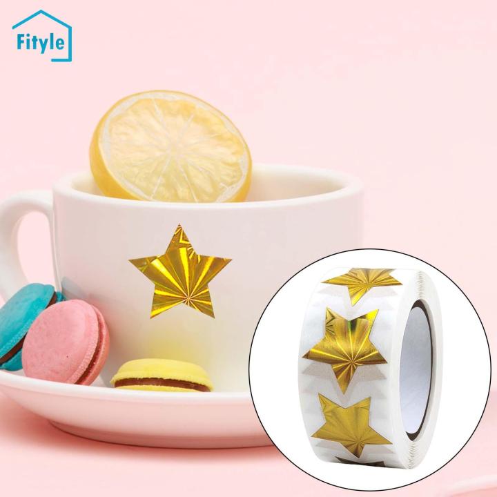 Fityle 500x Star Stickers DIY Stickers Self Adhesive Envelope Stickers ...