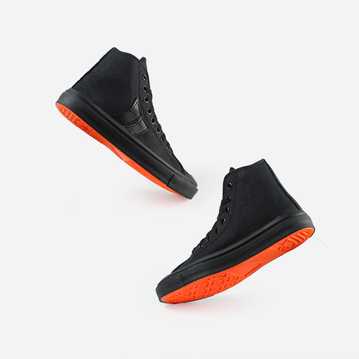 Dorks Classic High Full Black - Sepatu Sneakers Casual Pria Wanita ...