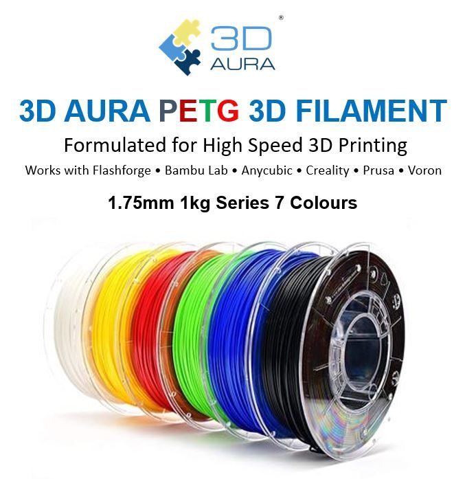 3D AURA 1.75mm PETG 1kg 3D Printer Filament Printing Material ...