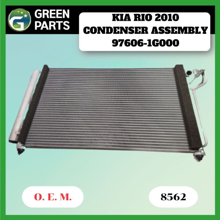 CONDENSER ASSEMBLY FOR KIA RIO MODEL 2010 1.4 DOHC 1.6 (O.E.M.)/ 97606 ...