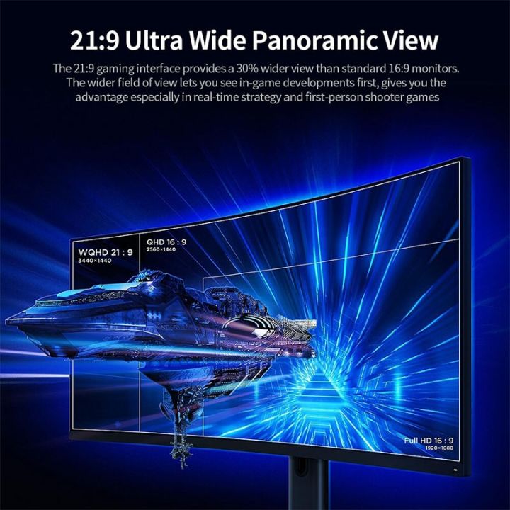 Xiaomi 30 Inch Curved Gaming Monitor Mi Ultrawide VA Display Monitor ...
