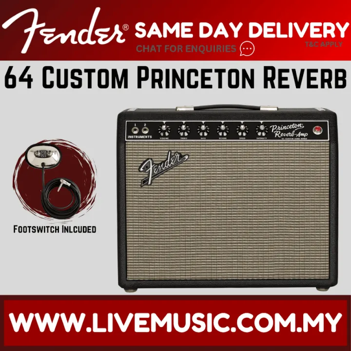 Fender 64 Custom Princeton Reverb Guitar Combo Tube Amplifier | Lazada