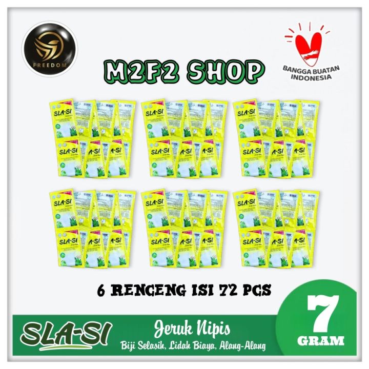 SLA-SI | Selasih Jeruk Nipis Suplemen Serbuk Sachet - 7 gr (Kemasan 6 ...