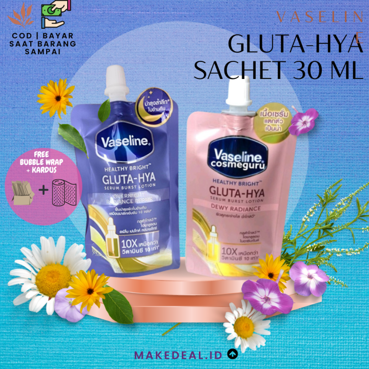 Vaseline Gluta Hya Sachet 30 Ml Original Thailand Dewi Radiance ...