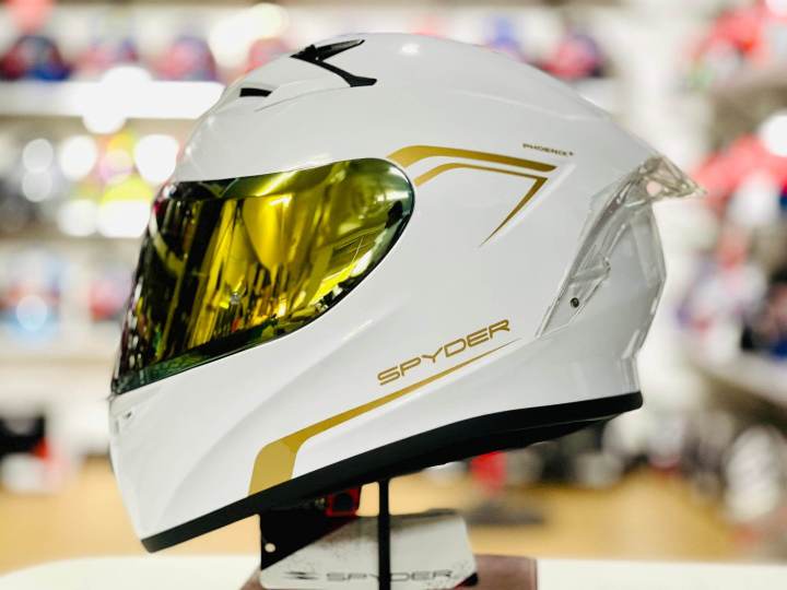 Spyder Phoenix+ V2 Full-face Single Visor Helmet w/ FREE CLEAR VISOR ...