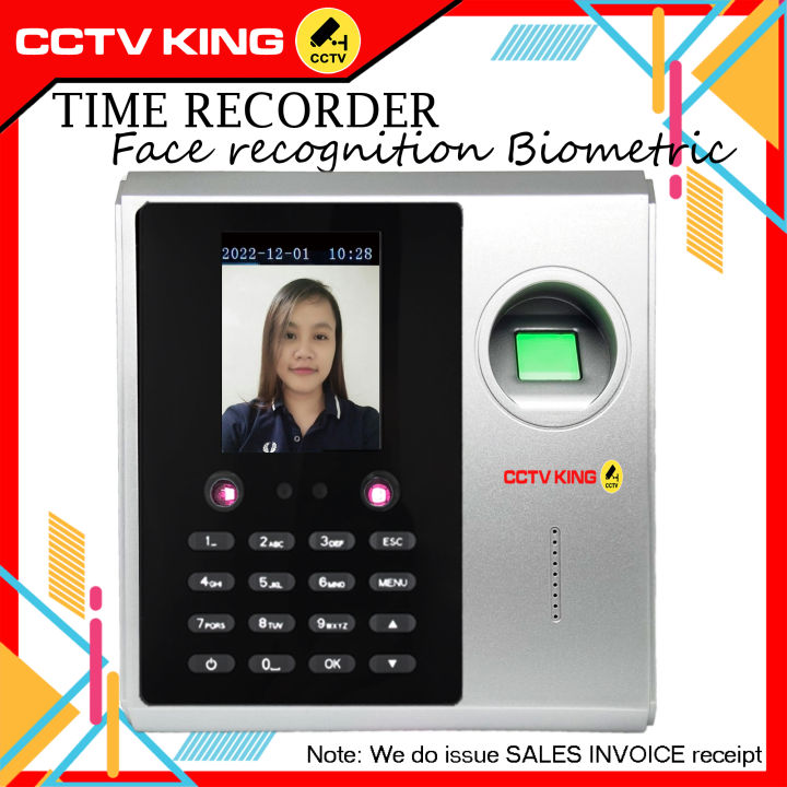 Face Recognition and Fingerprint Biometric Time Recorder Machine ...