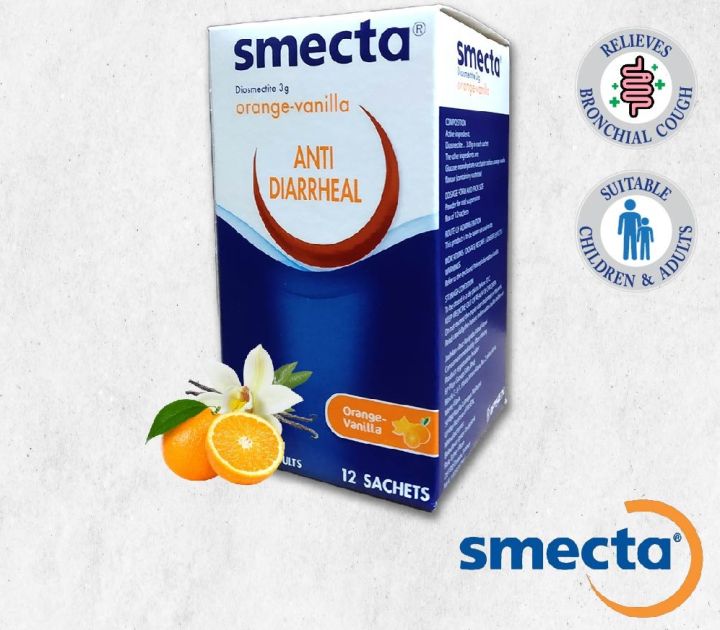 [READY STOCK] Smecta Anti-Diarrheal / Orange & Vanilla (1box - 12's ...
