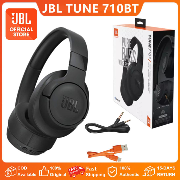 JBL Tune 710BT Wireless Over-Ear Headphones - Bluetooth Headphones with ...