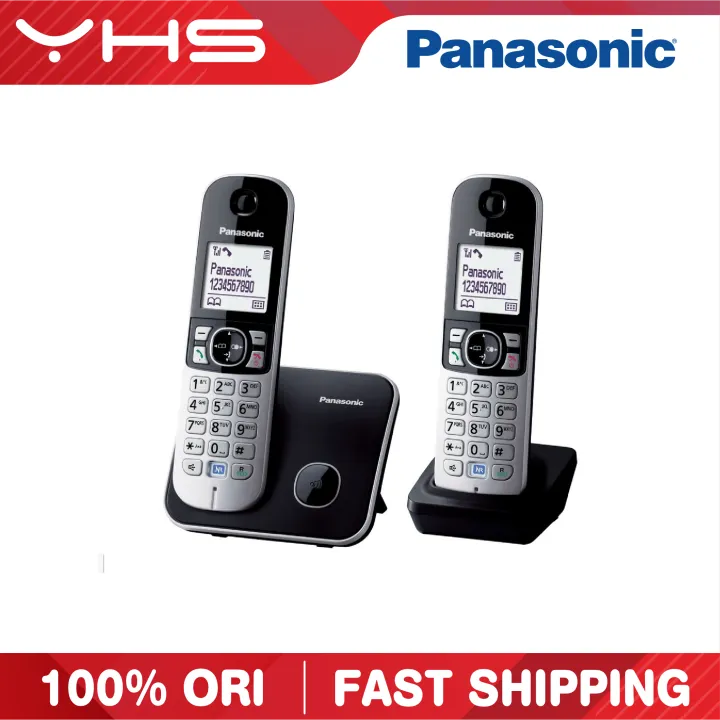 PANASONIC Twin Big Display DECT Digital Cordless Office Home House TM Unifi Line Maxis Time ...