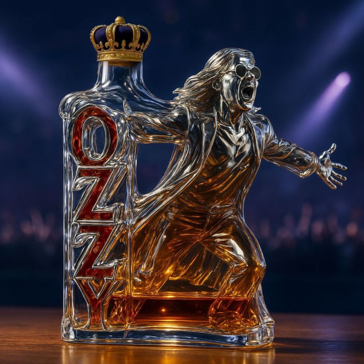 Spot Goods Ozzy Osbourne Final Tour Memorial Whiskey Bottle Foreign ...