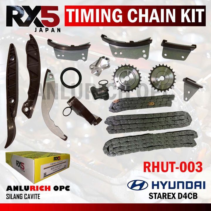RX5 TIMING CHAIN KIT for HYUNDAI STAREX D4CB PART NO: RHUT-003 | Lazada PH