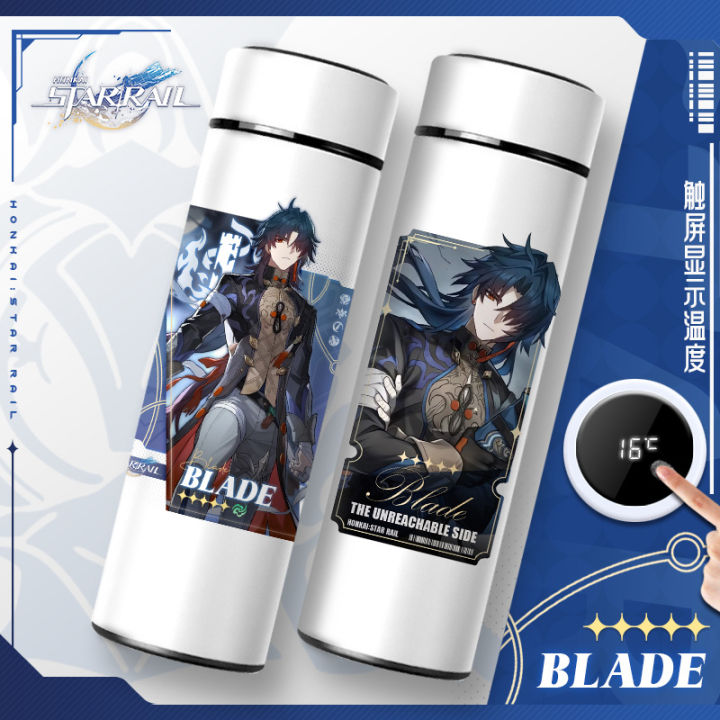 Bình nước giữ nhiệt Honkai star rail ( welt kafka seele clara blade sói ...