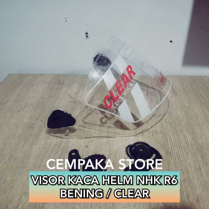 VISOR KACA HELM NHK R6 SILVER BENING RAINBOW MURAH | Lazada Indonesia
