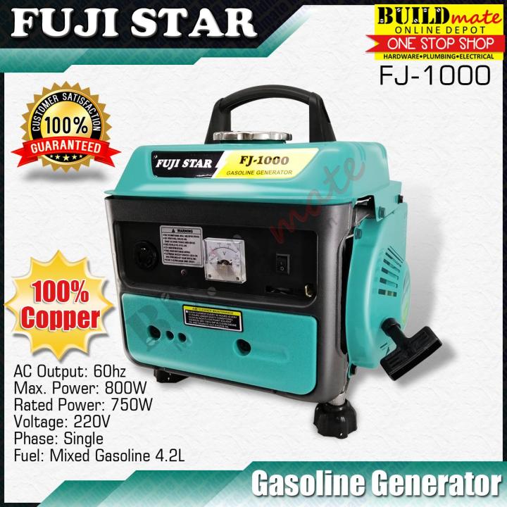 FUJISTAR Gasoline Generator FJ-1000 / NORTON - BUILDMATE - | Lazada PH