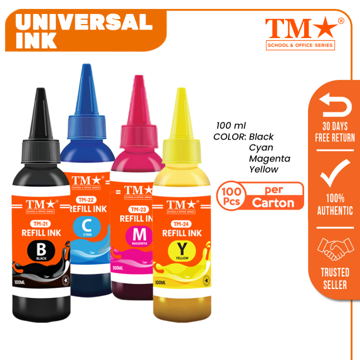TM 100 pcs Universal Ink 100 ML | Lazada PH