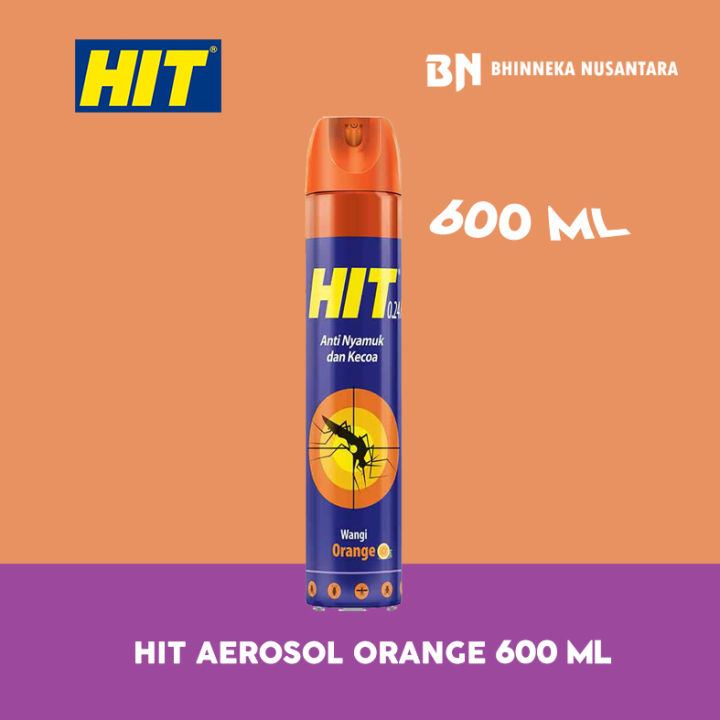 Hit Aerosol Orange 600 ml | Lazada Indonesia