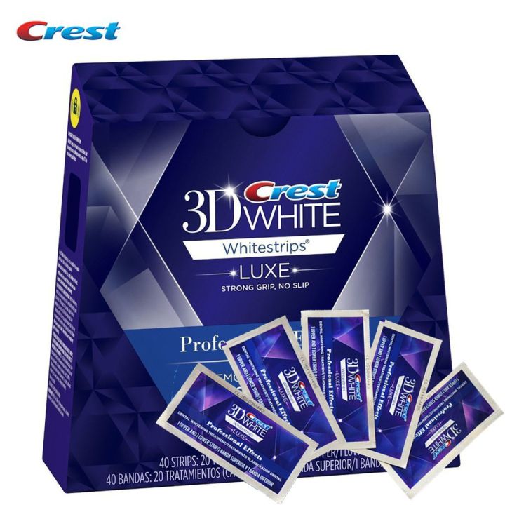 Crest 3d White Luxe Whitestrips Professional Effects Teeth Whitening 10