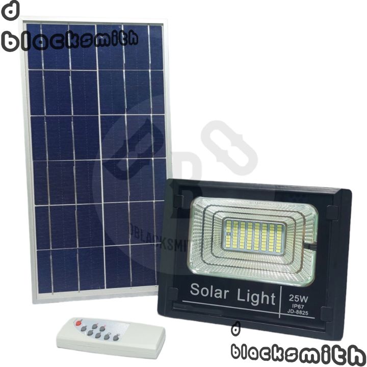 Original JD-8825 Outdoor Solar LED Light And Solar Panel 25W ...