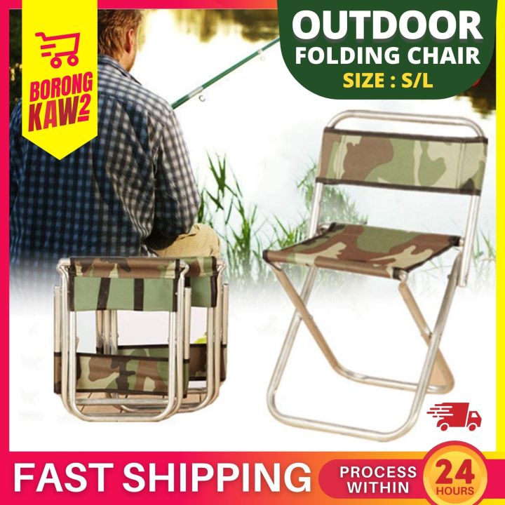Portable Camouflage Folding Chair for Outdoor Camping Fishing Hiking ...