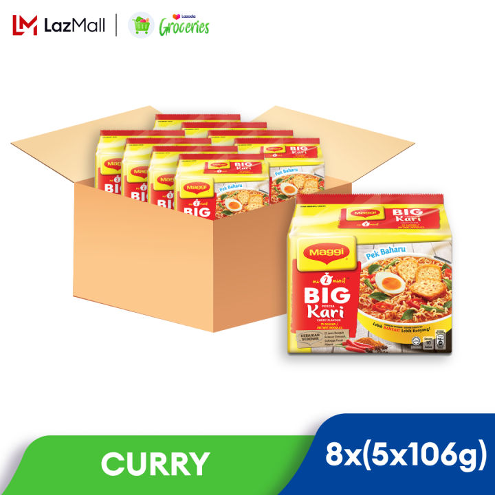[CARTON] MAGGI 2-MINN Big Curry 8 x 5 x 106g | Lazada