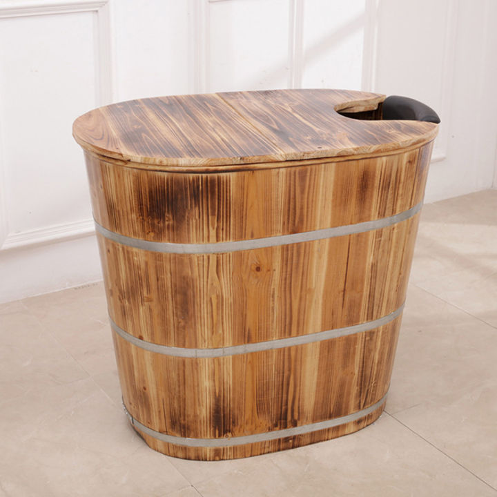 Water saving and heightening bath bucket barrel bath bucket adult bath ...