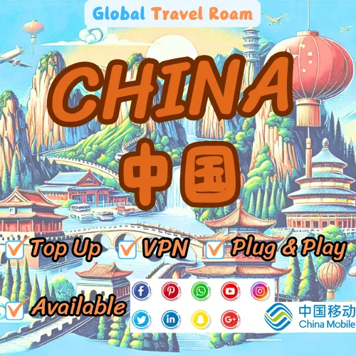 China Travel SIM Card with Auto VPN【1GB - 2GB Daily】【HIGH SPEED DATA ...
