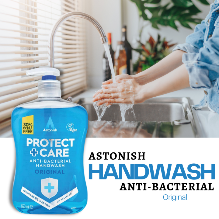 Astonish Protect+Care Antibacterial Handwash C4671 - 650ml | Lazada