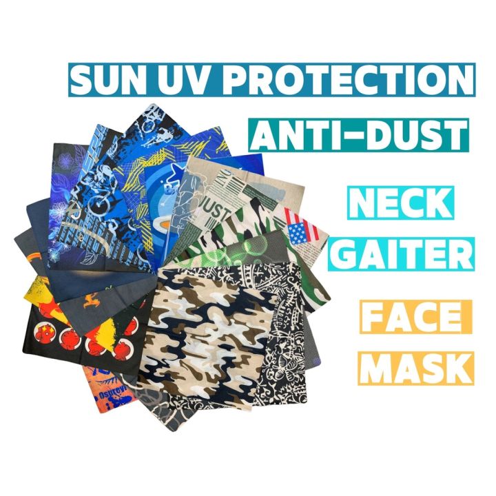 【READY】Bandana scarf /Outdoor face mask /Anti-dusk/Sun UV protection ...