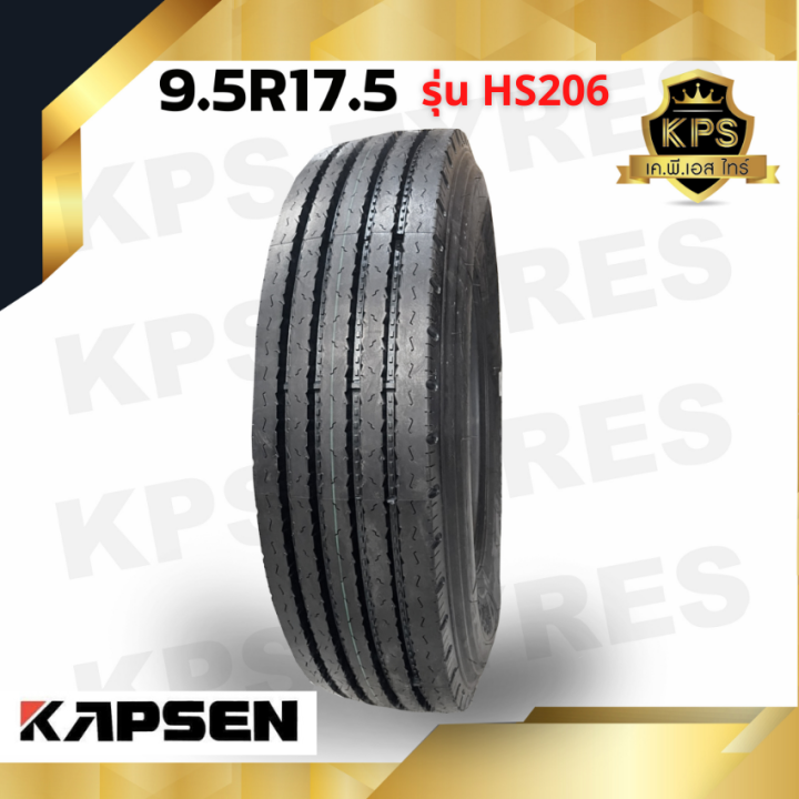 9.5R17.5 18PR ยี่ห้อ KAPSEN รุ่น HS206 ยางรถบรรทุกเรเดียล | Lazada.co.th