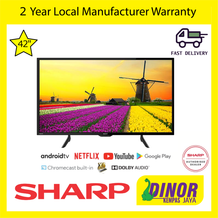 Sharp 42 / 60 / 65 inch 4K UHD Android TV 4TC42CK1X 4TC60CK1X 4TC65CK1X ...