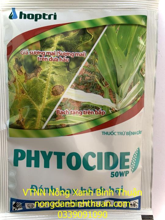 Phytocide 50WP (3 gói) Bệnh sương mai trên cà chua, bệnh giả sương mai ...