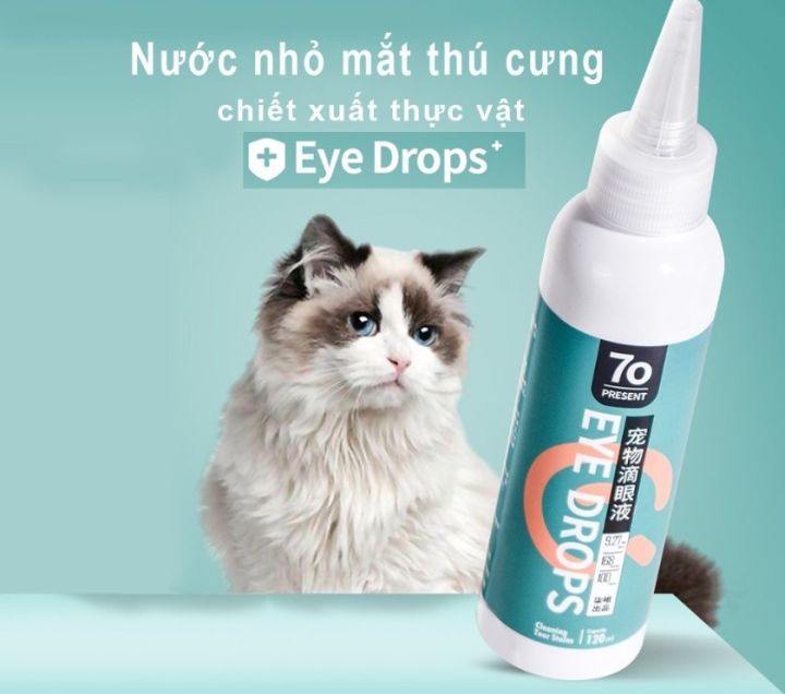 Nước nhỏ mắt cho chó mèo Eye Drops 70 Present | Lazada.vn