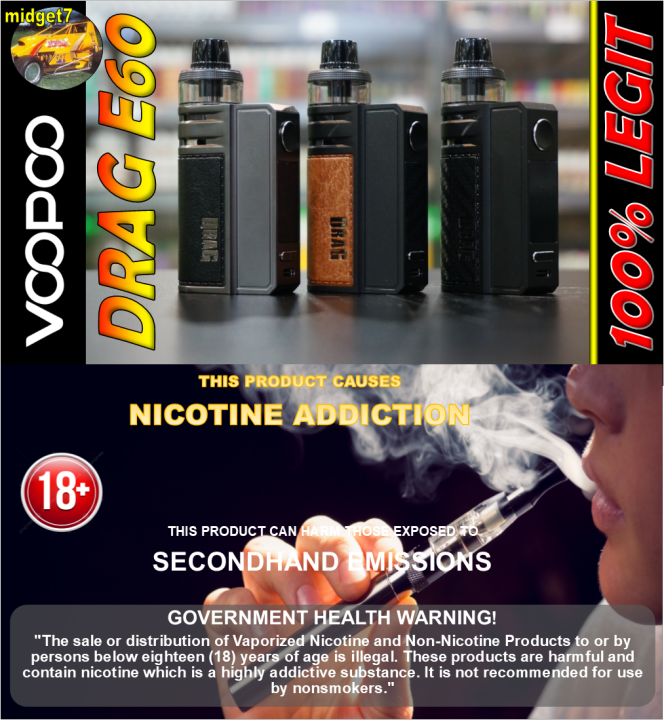 VOOPOO Drag E60 Mod Kit | Lazada PH